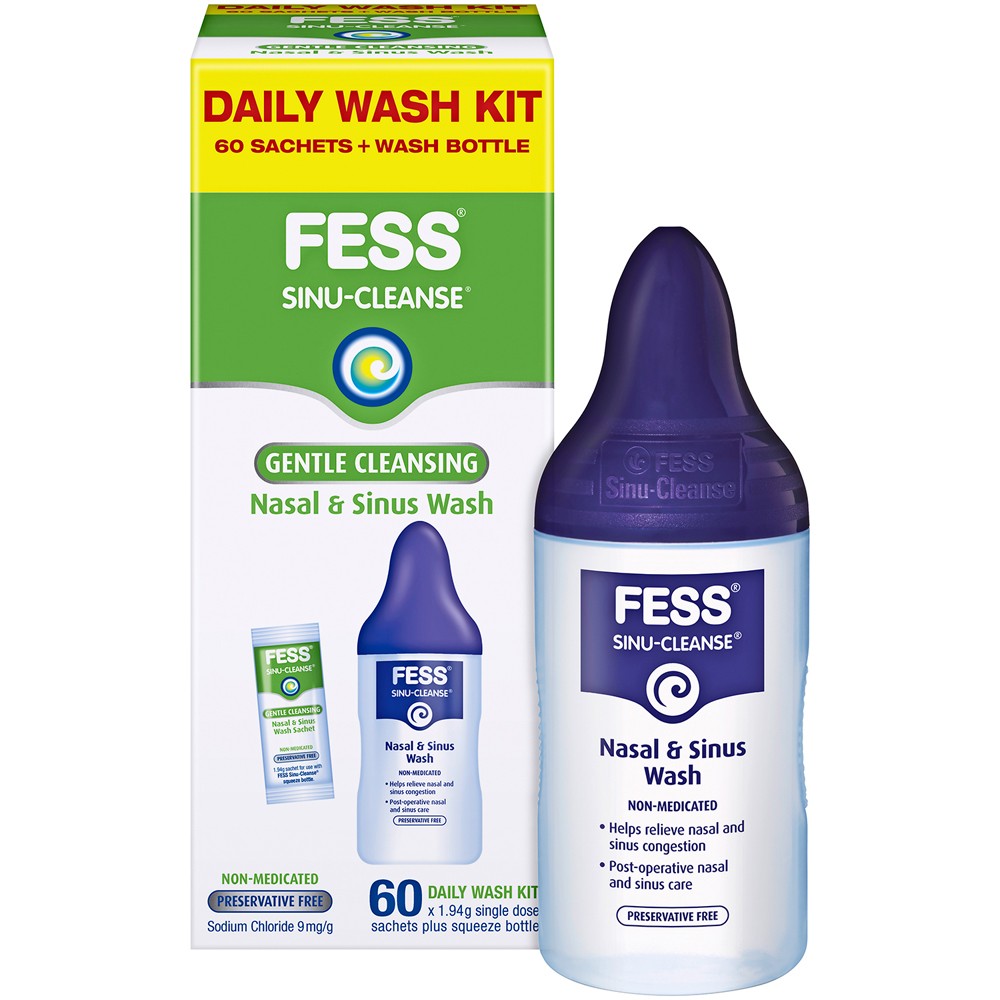 FESS Sinu-Cleanse Gentle Cleansing Daily Wash Kit 1 Kit - Adore Pharmacy