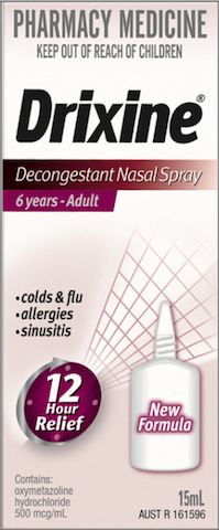 Drixine Decongestant Nasal Spray 15ml - Adore Pharmacy