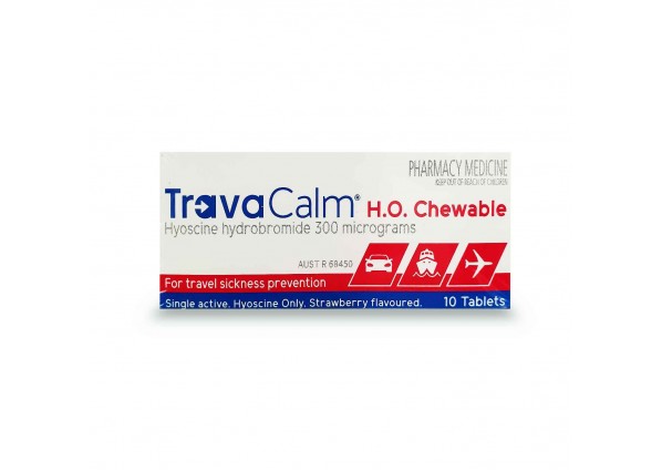Travacalm H.O 10 Tablets - Adore Pharmacy
