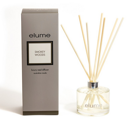 ELUME SMOKEY WOODS LUXURY REED DIFFUSER - Adore Pharmacy