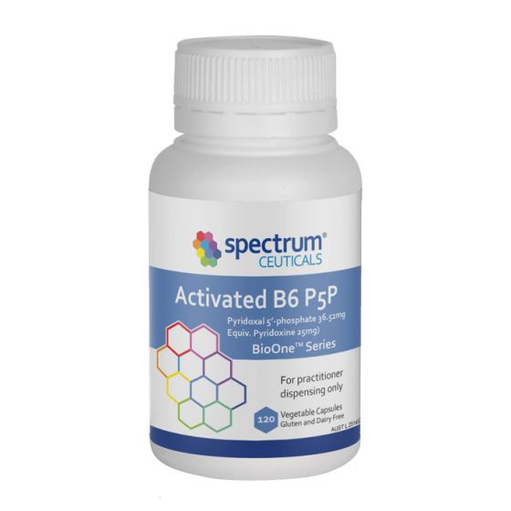 Spectrumceuticals Activated B6 P5P 120 Capsules - Adore Pharmacy