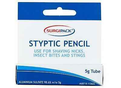 Surgipack Styptic Pencil 98.66% 5g - Adore Pharmacy
