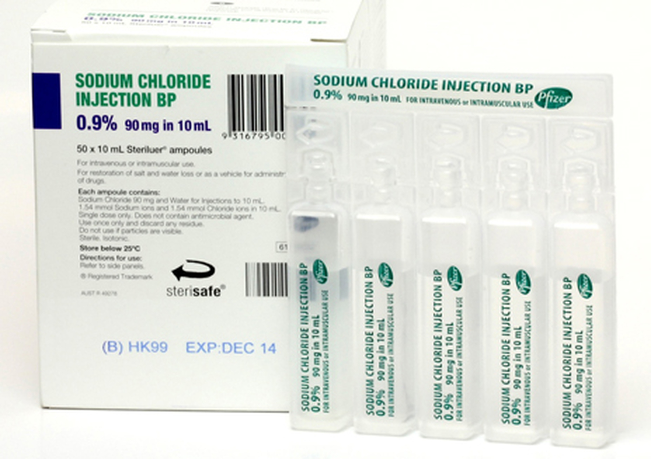 Chloride Injection Bp 0.9% 90mg in 10mL sold per ampoule Sodium - Adore ...