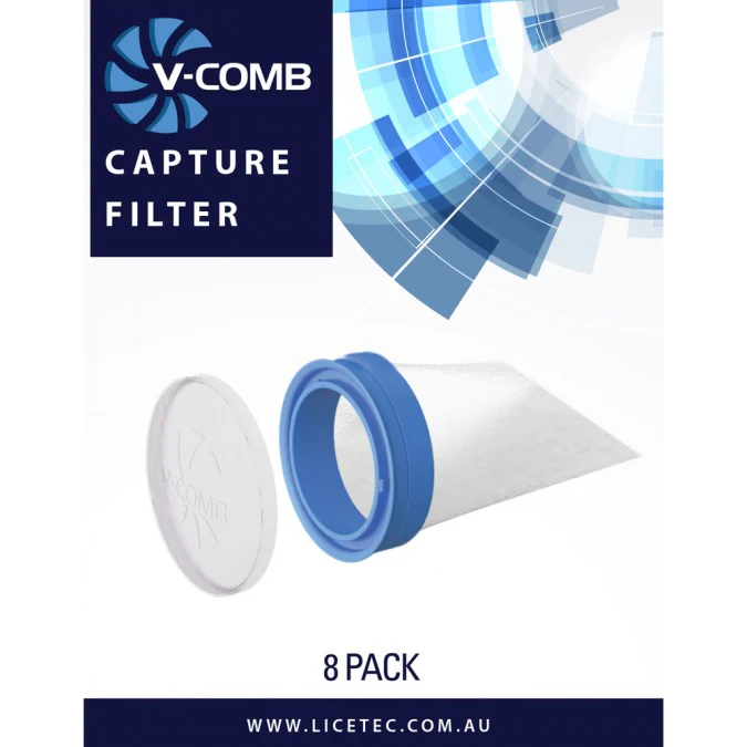 V-Comb Capture Filter 8 Pack - Adore Pharmacy