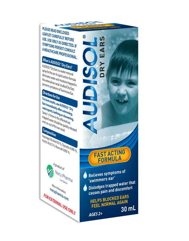 Audisol Dry Ears Ear drops 30ml - Adore Pharmacy