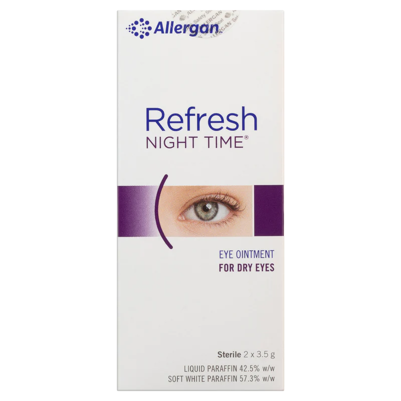 Allergan Night Time Eye Ointments 2 x 3.5 g - Adore Pharmacy