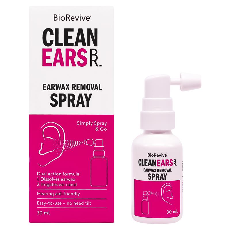 CleanEars Earwax Removal Spray 30mL - Adore Pharmacy