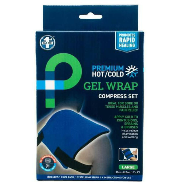 Hot/Cold Gel Wrap & Strap compress set (L) - Adore Pharmacy