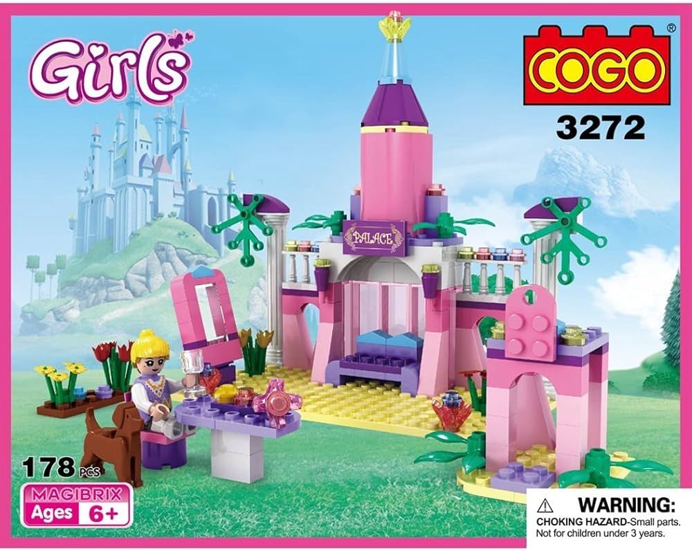 Cogo Girls Fairy Princess Block Palace 178pcs - Adore Pharmacy