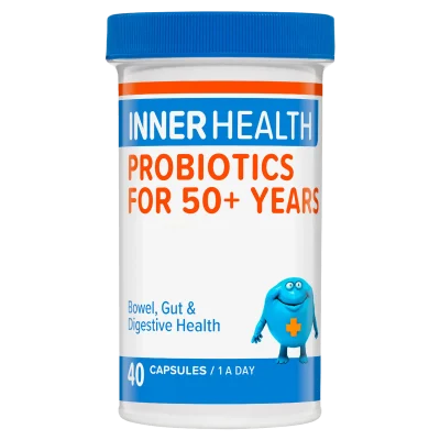 Inner Health Probiotics for 50+ Years 40 Caps - Adore Pharmacy