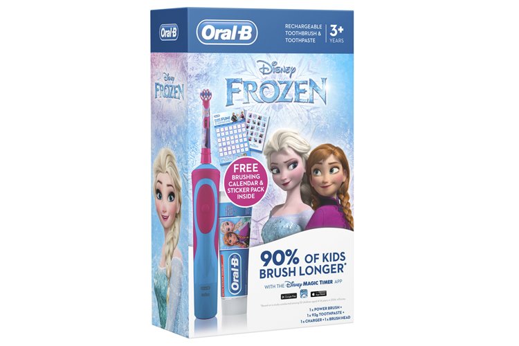 Oral B Disney Frozen Electric Toothbrush-3+ years - Adore Pharmacy